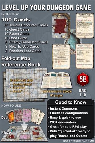 Dungeon Designer's Deck - 100 Cards to level up your Dungeon Game ...