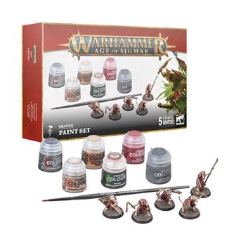 Age of Sigmar Skaven + Paint Set - Age of Sigmar | Faraos Webshop