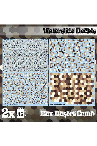 Hex Desert Camo - Waterslide Decals | Faraos Webshop