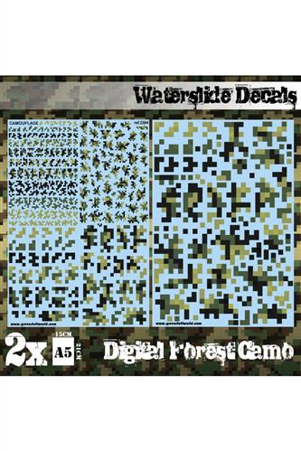 Digital Forest Camo - Waterslide Decals | Faraos Webshop