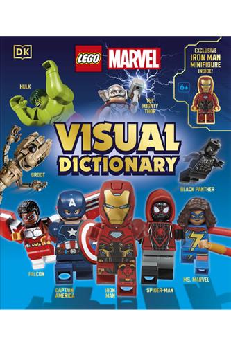 LEGO Marvel Visual Dictionary HC with exclusive Iron Man Minifigure ...