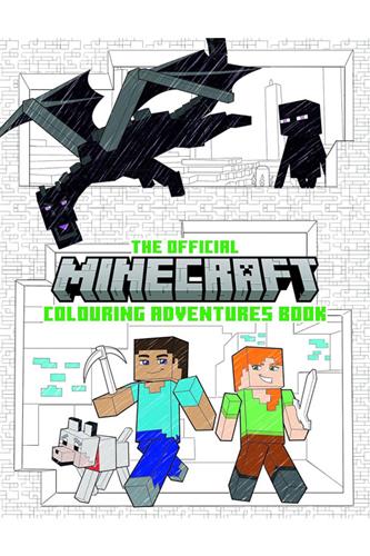 Official Minecraft Colouring Adventures Book - Titan Books | Faraos Webshop