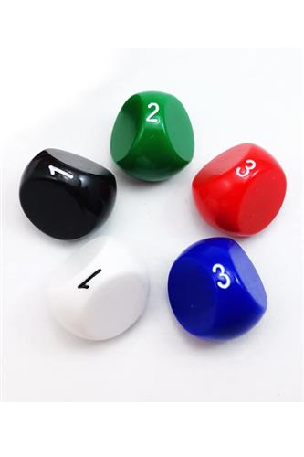 Terning - 1-2-3 - Enkelt terning | Faraos Webshop