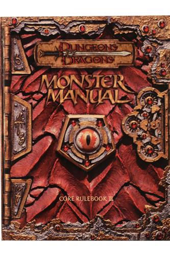 Monster Manual - Dungeons & Dragons 3rd Edition | Faraos Webshop