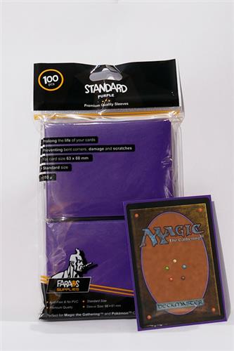Faraos Cigarer Standard Sleeves - Purple Back - Pakke med 100 ...
