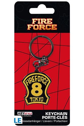 Fire Force - Emblem Company 8 Nøglering - Abysse | Faraos Webshop
