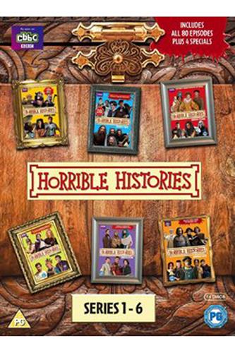 Horrible Histories Series 1 to 6 Complete Collection Plus Specials DVD ...