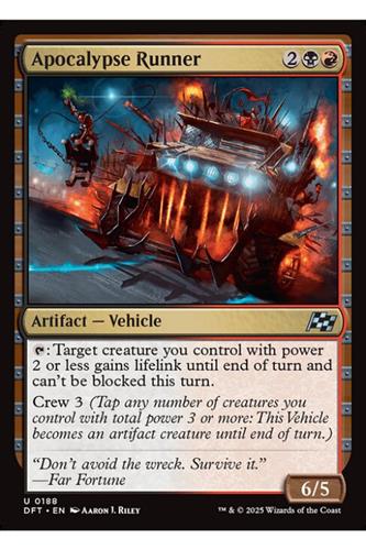 Apocalypse Runner - Aetherdrift | Faraos Webshop