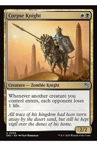 Corpse Knight - Aetherdrift Commander | Faraos Webshop
