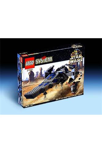 LEGO 7151 - Sith Infiltrator - 1999 - Star Wars - Parts 239 - Minifigs ...
