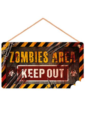Keep Out Skilt - Træ, ca. 35x20 cm. | Faraos Webshop