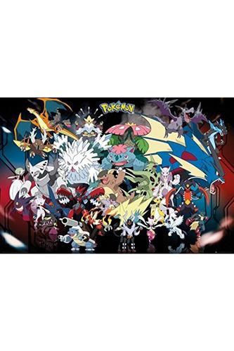 Pokemon - Mega Evolution Plakat 91,5x61cm - Abysse | Faraos Webshop