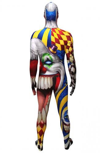 Morphsuit - Scary Clown - M, L, XL, XXL | Faraos Webshop