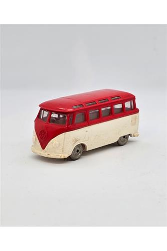 Red HO Scale VW Minibus with White Base - 1 Antal Dele Samba Bus ...