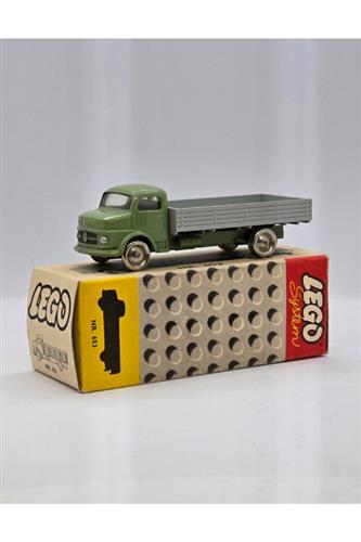 Sand Green HO Scale Mercedes Open Bed Truck, Gray Flatbed i Æske - 2 Antal Dele | Faraos Webshop