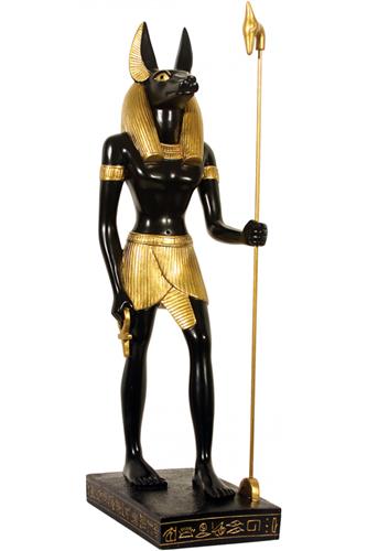 Anubis stående høj - 41 cm - Resin statue | Faraos Webshop