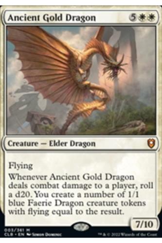 Ancient Gold Dragon - Commander Legends: Battle for Baldur's Gate ...