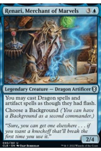 Renari, Merchant of Marvels - Commander Legends: Battle for Baldur's ...