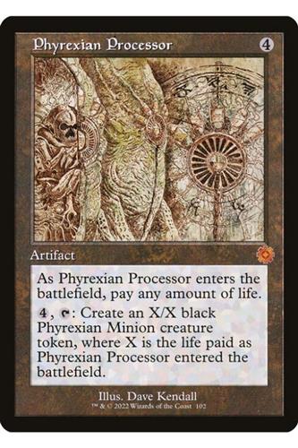 Phyrexian Processor - The Brothers' War Retro Frames | Faraos Webshop
