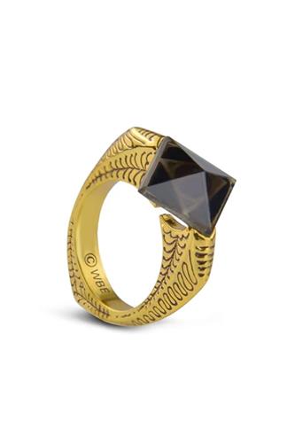 Harry Potter - Horcrux, Ring - Replika, guldbelagt 24K, inkl. Display ...