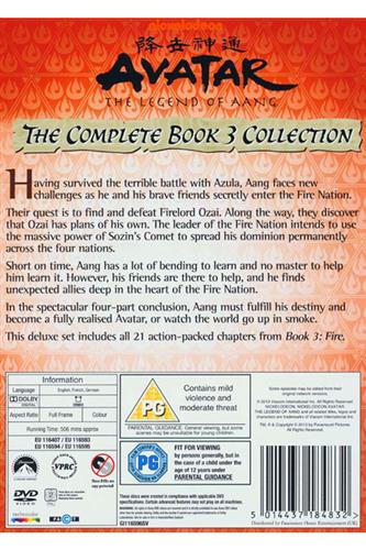 Avatar The Last Airbender - The Complete Book 3 Collection | Faraos Webshop