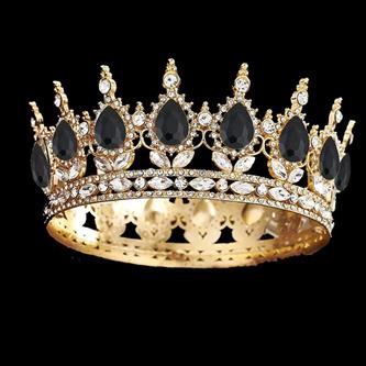 Baroque Round Big, Gold/Black - Onesize | Faraos Webshop