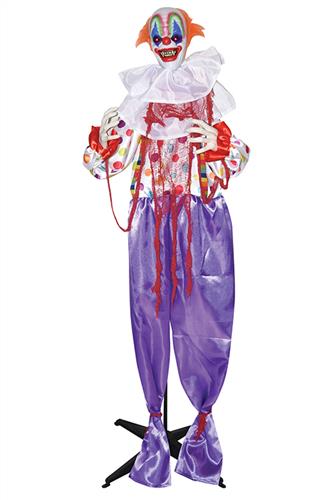 Creepy Klovn - Stor - 150 cm. - Animeret, lys & lyd | Faraos Webshop
