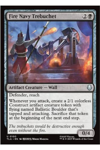 Fire Navy Trebuchet - Avatar: The Last Airbender | Faraos Webshop