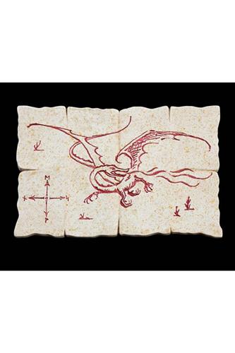 The Hobbit - Magnet Dragon Map - Weta - The Hobbit | Faraos Webshop
