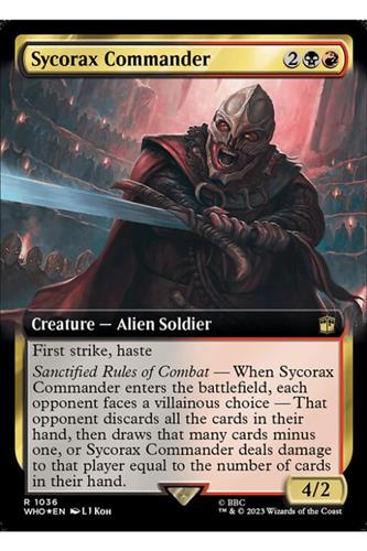 Sycorax Commander - Doctor Who | Faraos Webshop