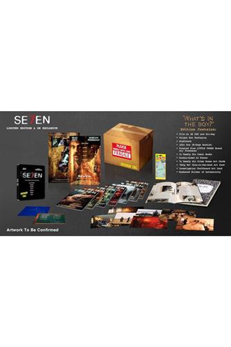 Se7en (aka Seven) Limited Whats In The Box Edition 4K Ultra HD + Blu-Ray - Warner Bros | Faraos ...