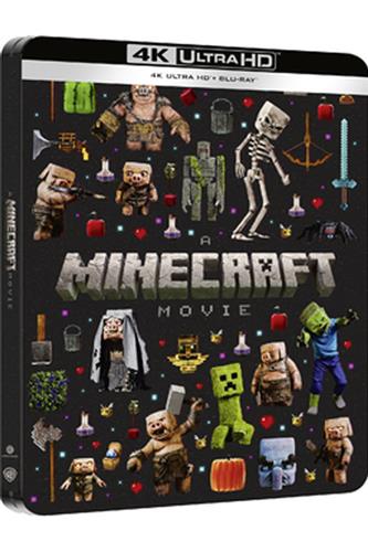 A Minecraft Movie Limited Collectors Edition Steelbook 4K Ultra HD ...