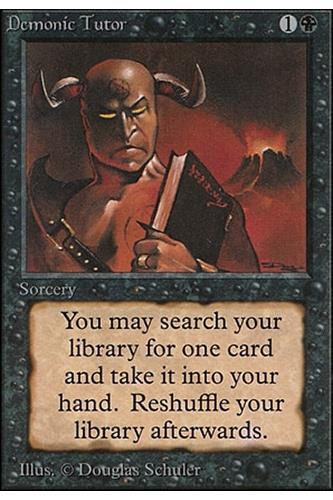 Demonic Tutor - Unlimited Edition | Faraos Webshop