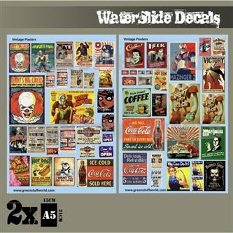 Vintage Poster Decals - Green Stuff World | Faraos Webshop