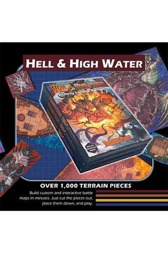 Dungeon Craft - Hell & High Water - Seafaring & Hellscape Map Pieces ...