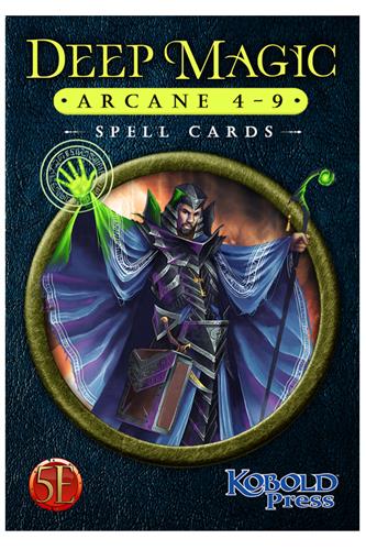 Deep Magic: Spell Cards - Arcane (spell lv 4-9) - Referencekort til D&D ...