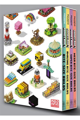 Minecraft: Bite-Size Builds Collection 4-Book Boxed Set - Bite Size ...