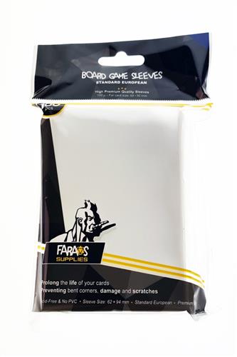 Faraos Cigarer Sleeves - Standard European - Pakke med 100 kortlommer ...