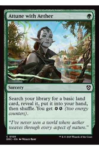 Attune with Aether - Aetherdrift Commander | Faraos Webshop