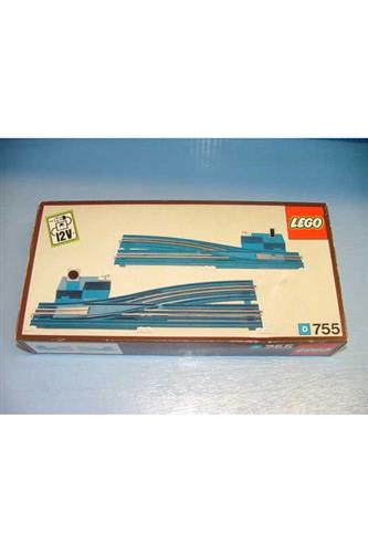 LEGO 755 - Left and Right Switches - 1974 - Tog - 12V - Parts 12 ...