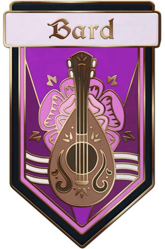 Rollespilsnål: Bard - Class Pin | Faraos Webshop