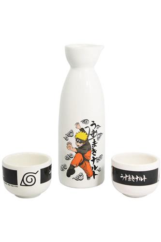 Naruto Shippuden - Naruto Keramisk Sake Sæt | Faraos Webshop