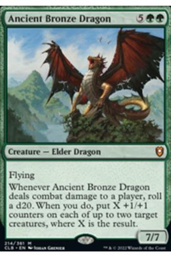 Ancient Bronze Dragon - Commander Legends: Battle for Baldur's Gate ...