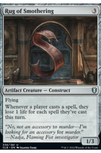 Rug of Smothering - Commander Legends: Battle for Baldur's Gate ...