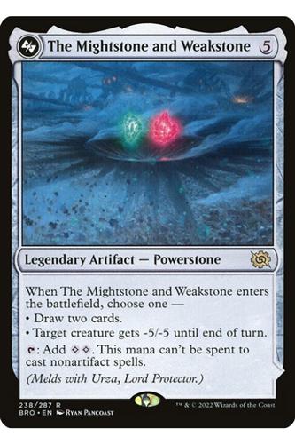 The Mightstone and Weakstone - The Brothers' War | Faraos Webshop