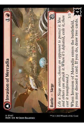 Invasion of Mercadia // Kyren Flamewright - March of the Machine ...
