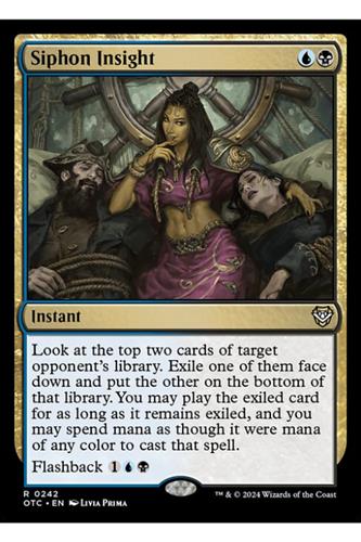 Siphon Insight - Outlaws of Thunder Junction Commander | Faraos Webshop