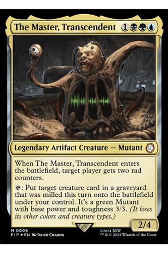 The Master, Transcendent - Fallout | Faraos Webshop