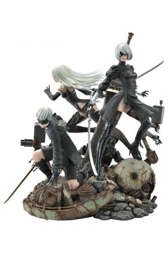 NieR Automata - 2B, 9S & A2 1/4 Statue 62cm | Faraos Webshop