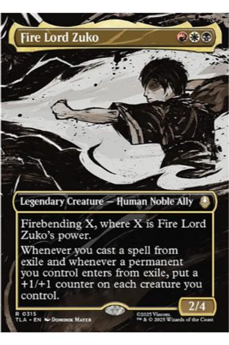 Fire Lord Zuko - Avatar: The Last Airbender | Faraos Webshop